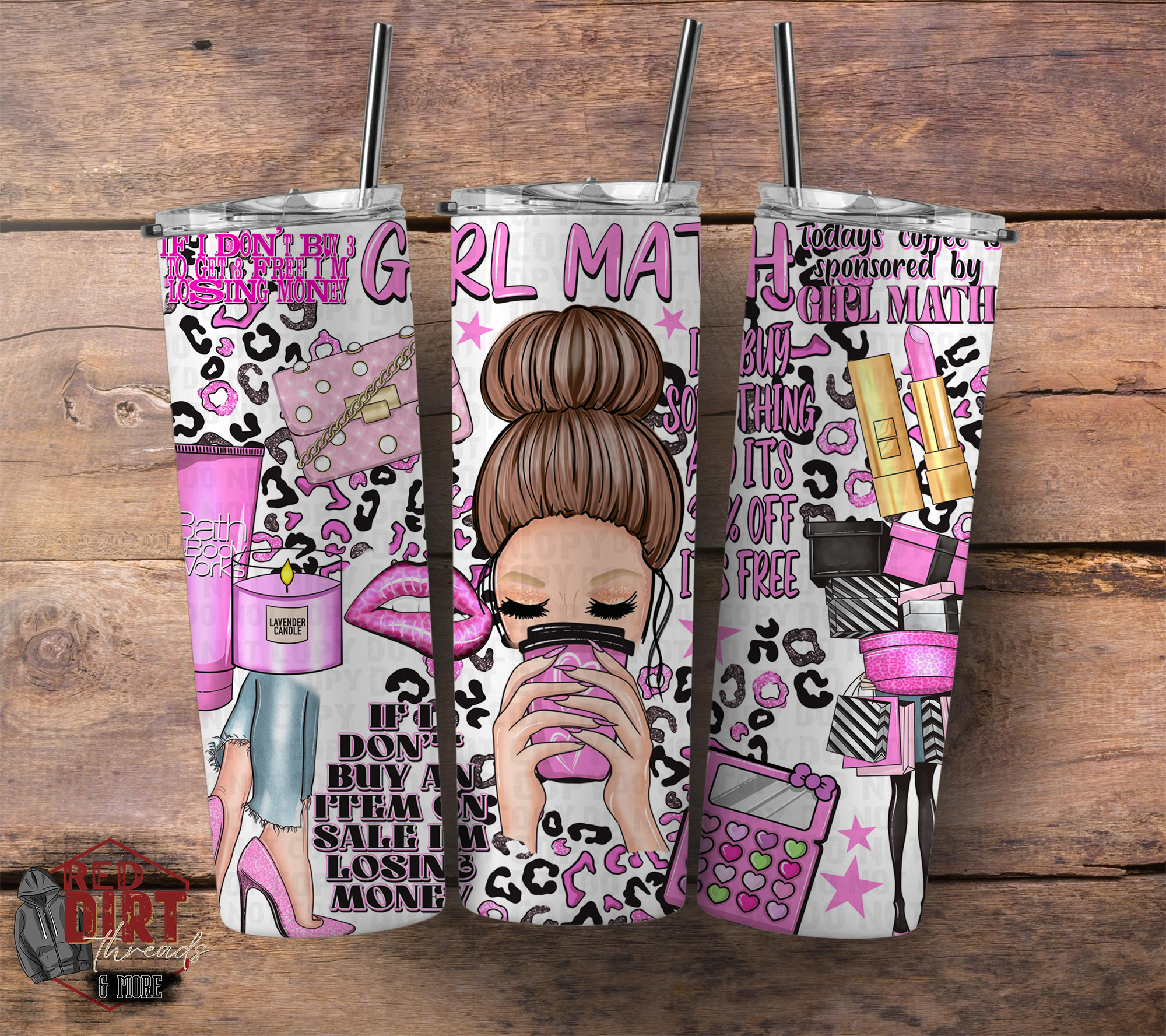 Girl Math Collection – Red Dirt Transfers