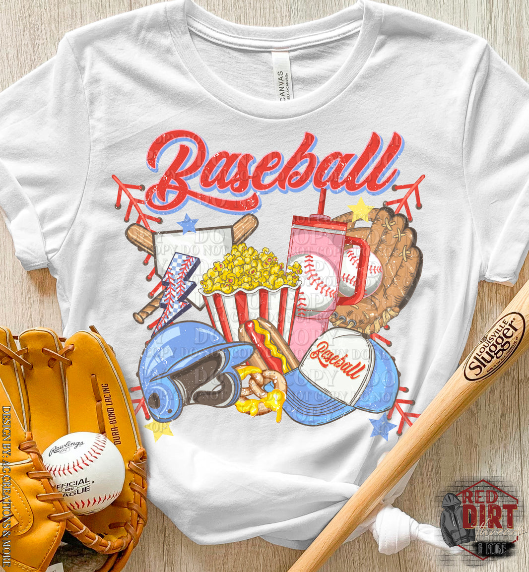 Baseball DTF Transfers – Red Dirt Transfers